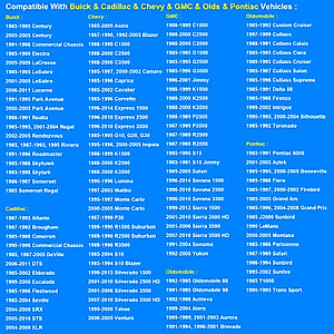 Coolant Temperature Sensor, ECT Temp Sensor 213-928, 15326386, 213928 Compatible with Buick Cadillac Chevy GMC Pontiac Duramax- Astro Blazer Impala Malibu K1500 S10 Silverado Tahoe Sierra Yukon, More