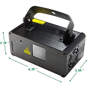 Sumger DJ Disco Stage Party Lights,Sound Activated Laser Light,DMX RGB Lazer Projector Lighting-Beam Effect with Remote Control for Christmas Halloween Karaoke Show KTV Bar Dance Gift Birthday Wedding