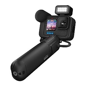 GoPro HERO12 Black Creator Edition - Includes HERO12 Black , Volta (Battery Grip, Tripod, Remote), Media Mod, Light Mod, Enduro Battery, and Carrying Case