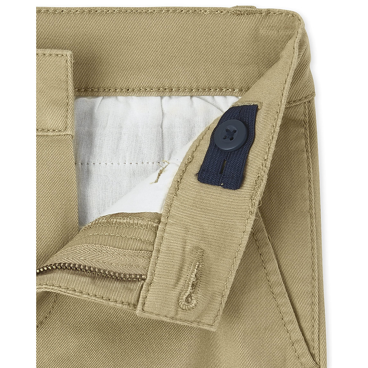 The Children's Place Boys Stretch Skinny Chino Pants,Flax Single,7