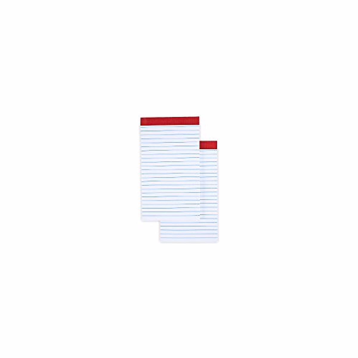 Mead Ruled Memo Pads, 2 7/16" x 4 1/4, White, 40 Sheets per Pad, 2 Pads per Pack, Pack Of 6 = 12 Pads