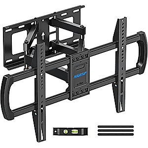 MOUNTUP TV Wall Mount, TV Mount Swivel and Tilt Full Motion for Most 42-82 Inch Flat Curved TVs, Wall Mount TV Bracket with Articulating Arm, Holds up to 100lbs Max VESA 600x400mm, Fits 12" 16" Studs