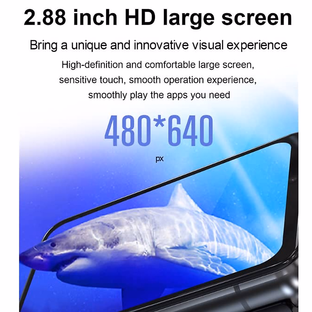 JinKeHong Smart Watch Phone, GPS Android Smartwatch with Detachable Dial and Independent Sim Card, Video Chat Available, Dual Camera Bluetooth, for Boy Girl Student(4gb+64gb)