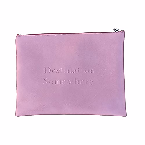 Commuter Clutch - All in One Travel & Everyday Clutch Handbag that Charges Your Phone - Great For Travel & Everyday Use (Blush)