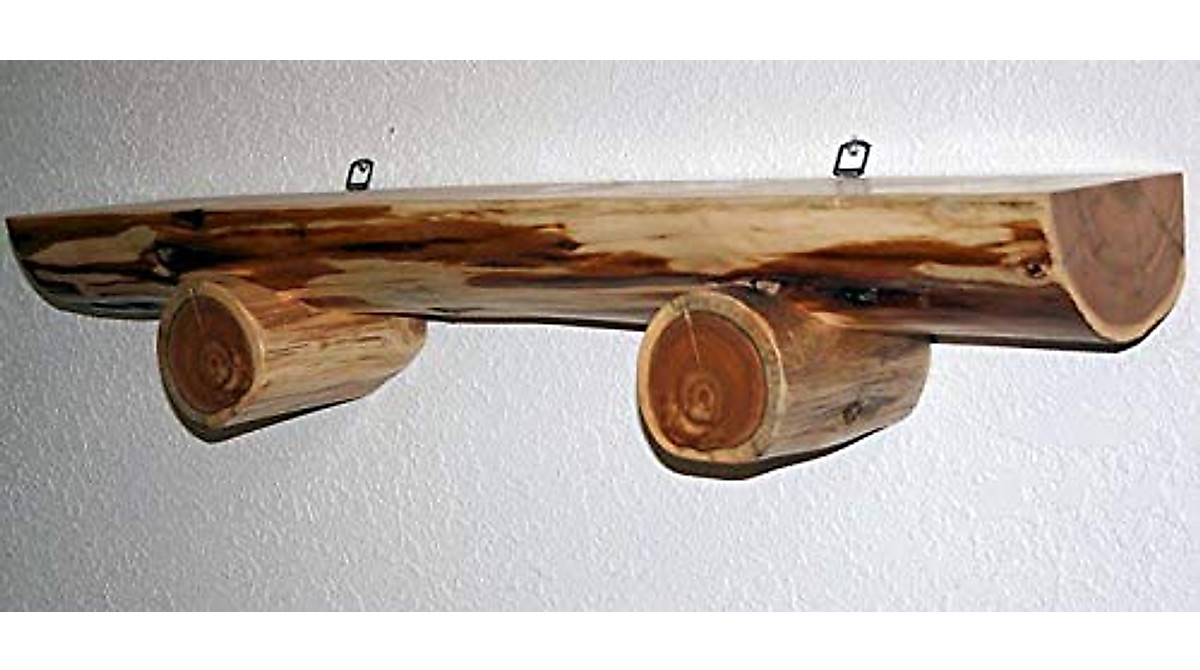 Cedar Log Wall Shelf - Rustic Home Decor