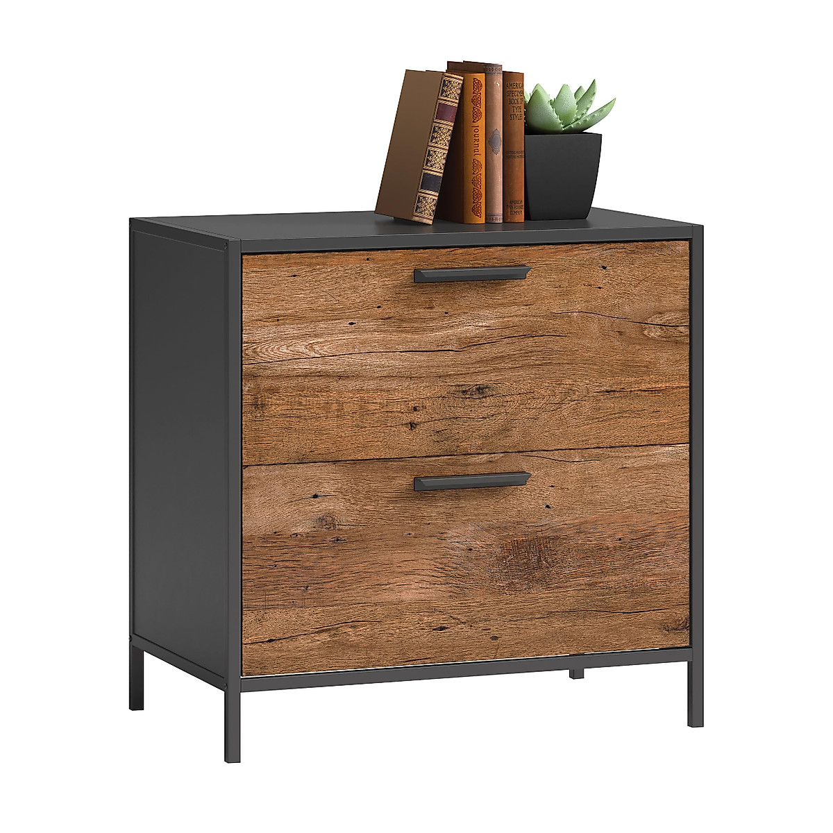 Sauder Boulevard Cafe Lateral File, Vintage Oak