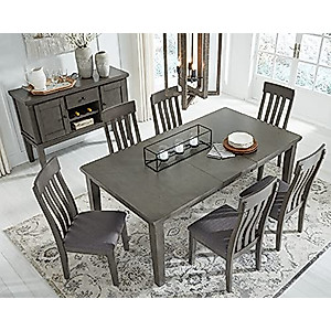 Signature Design by Ashley Hallanden Dining Extension Table, 0, Gray