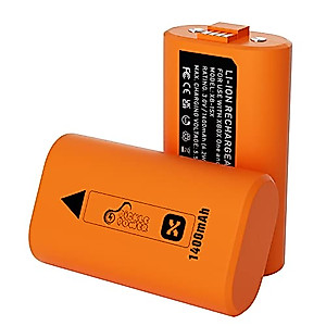 Lithium Xbox Rechargeable Battery Pack for Xbox Series X|S and Xbox One, 2X1400mAH Battery for Xbox Series X|S, Xbox One/X/S/Elite Controllers
