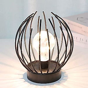 JHY DESIGN Decorations Outdoor Table Lamp Battery Powered Lights Indoors lamp with LED Bulb Battery Operated Outdoor Lantern Great for Room Decor Parties Patio Events