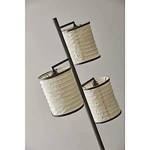 Adesso Home 4152-26 Transitional Three Light Floor Lamp from Bellows Collection in Bronze/Dark Finish, 10.00 inches, 3, 74 in