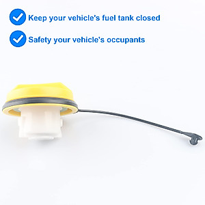 E85 Gas Cap, Flex Fuel Cap Replace GT294, 15896222 Compatible with Chevy - 2013-2015 Captiva Sport, 2009-2011 HHR, 2007-2013 Impala, 2014-2016 Impala Limited, 2009-2012 Malibu, 2009-2010 Pontiac G6
