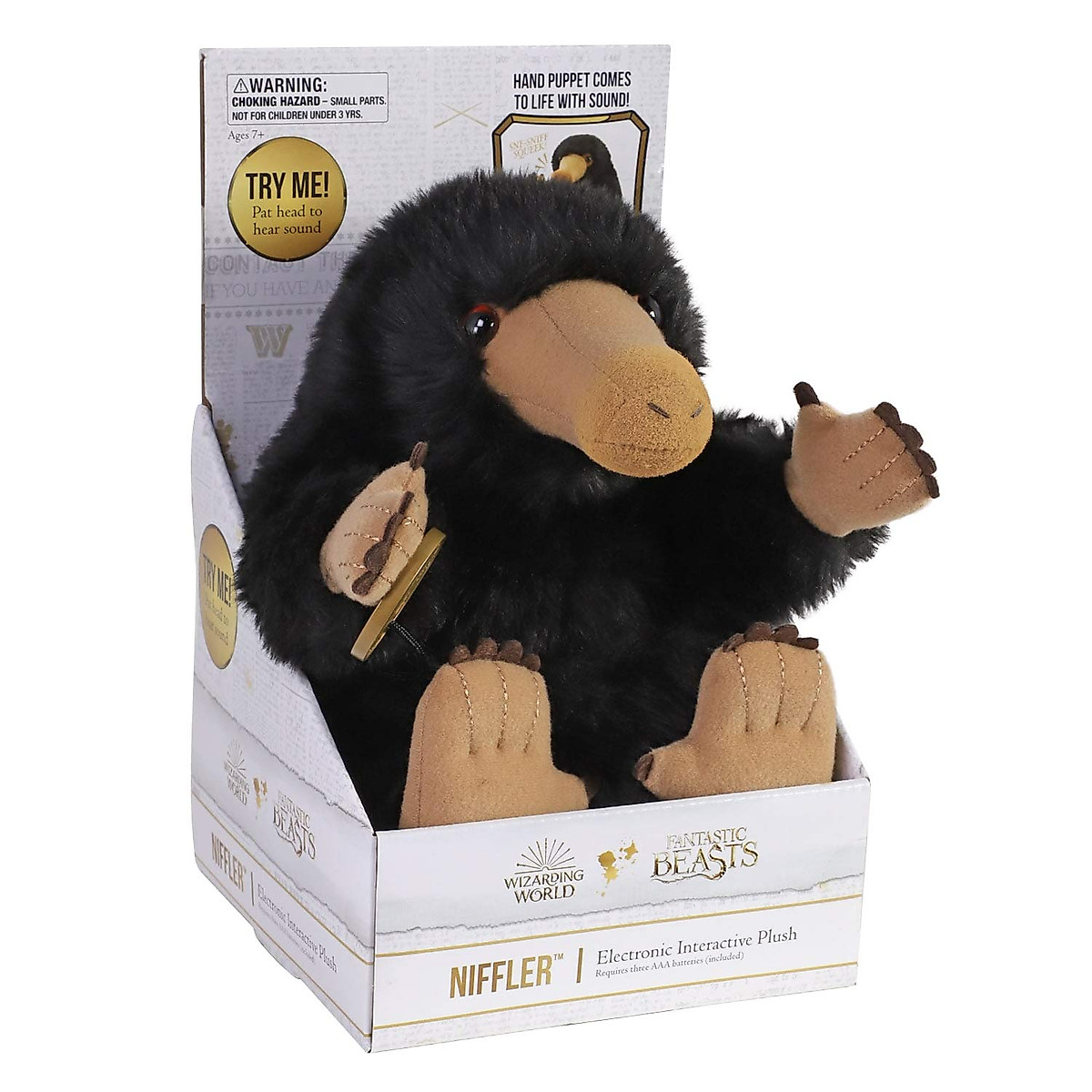 The Noble Collection Wizarding World Fantastic Beasts Nifflerâ„¢ Electronic Interactive Plush Puppet