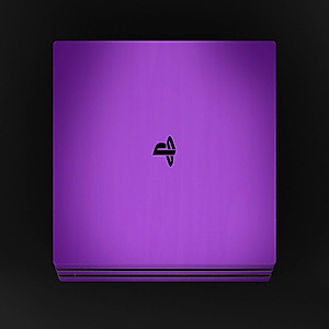 Purple Burst Full Faceplates Skin Decal Wrap with 2 Piece Lightbar Decals for PlayStation 4 Pro