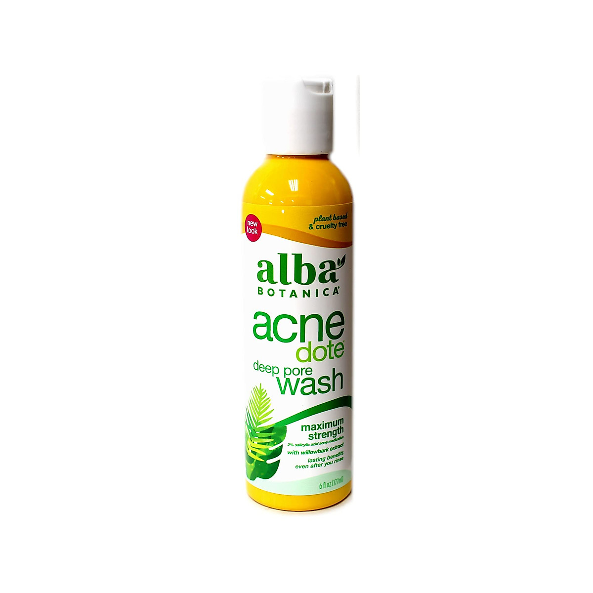 Alba Botanica Natural Acnedote Deep Pore Wash, 6 Ounce. (Pack of 2)