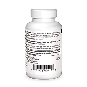 Source Naturals N-Acetyl L-Tyrosine Dietary Supplement - 120 Tablets