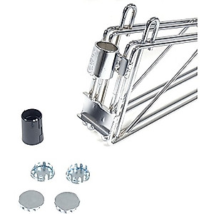 Nexel 18" Adjustable Single Wire Shelf Bracket, Chrome Finish