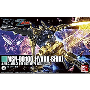 Bandai Hobby HGUC Hyaku Shiki (Revive) Gundam Zeta Action Figure (1/144 Scale)