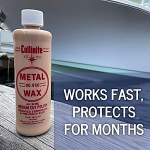 Collinite 850 Metal Wax and Towel Combo