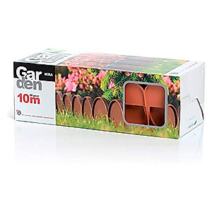 Prosperplast IKRA-R222 Garden Line Fence, 1000 x 9 cm, Brown, 1000x1000x9 cm