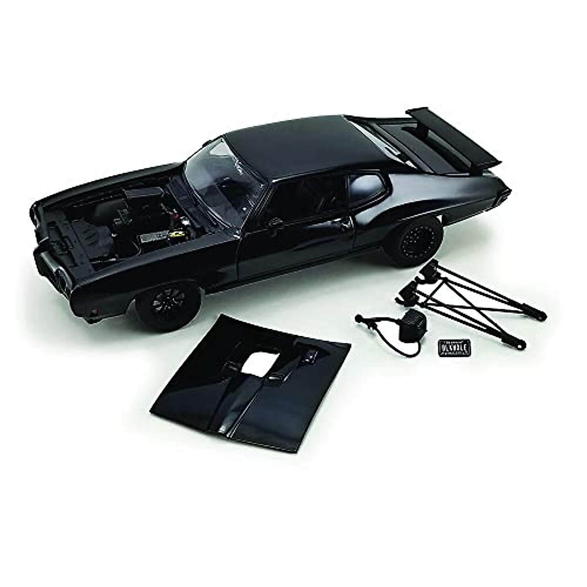 1970 Pontiac GTO Judge Justified Black Drag Outlaws Series Limited Edition to 564 Pieces Worldwide 1/18 Diecast Model Car by Acme A1801217