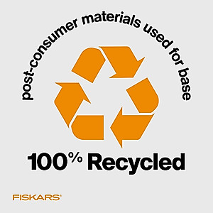 Fiskars SureCut Portable Trimmer with Recycled Cutline, 12 Inch Cut, Black,01-005454