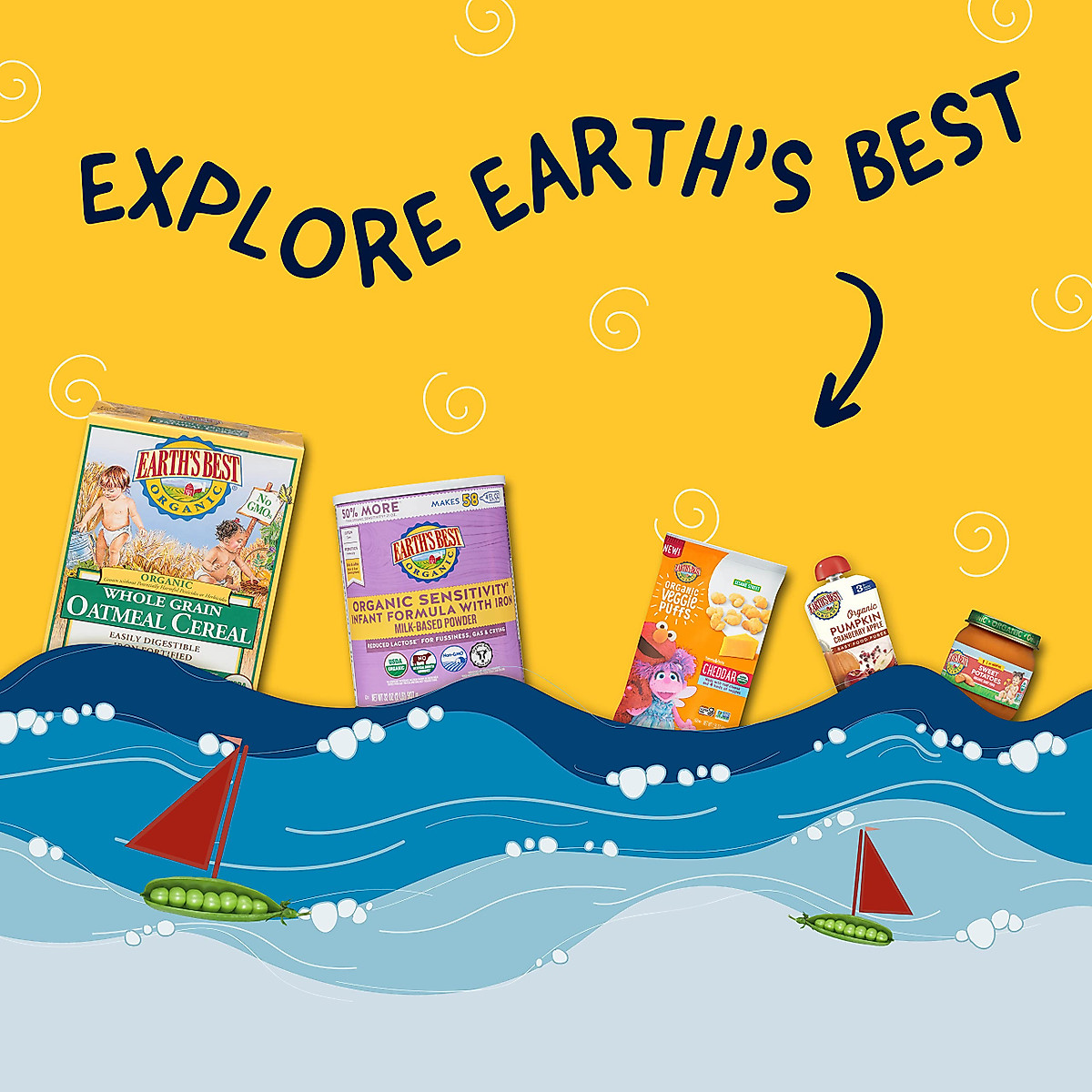 Earth's Best Organic Stage 2 Baby Food, Apple Raisin Breakfast, 4 Oz Pouch