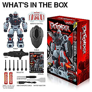 toylefun Robot Toys for Boys Kids 5-7 Year Old Remote Control Robots Gifts for 6-8 Birthday Present Toy Hand Gesture RC Sensing 2022 hot Smart programmable Robotics for 3 4 6 9 10 11 and up