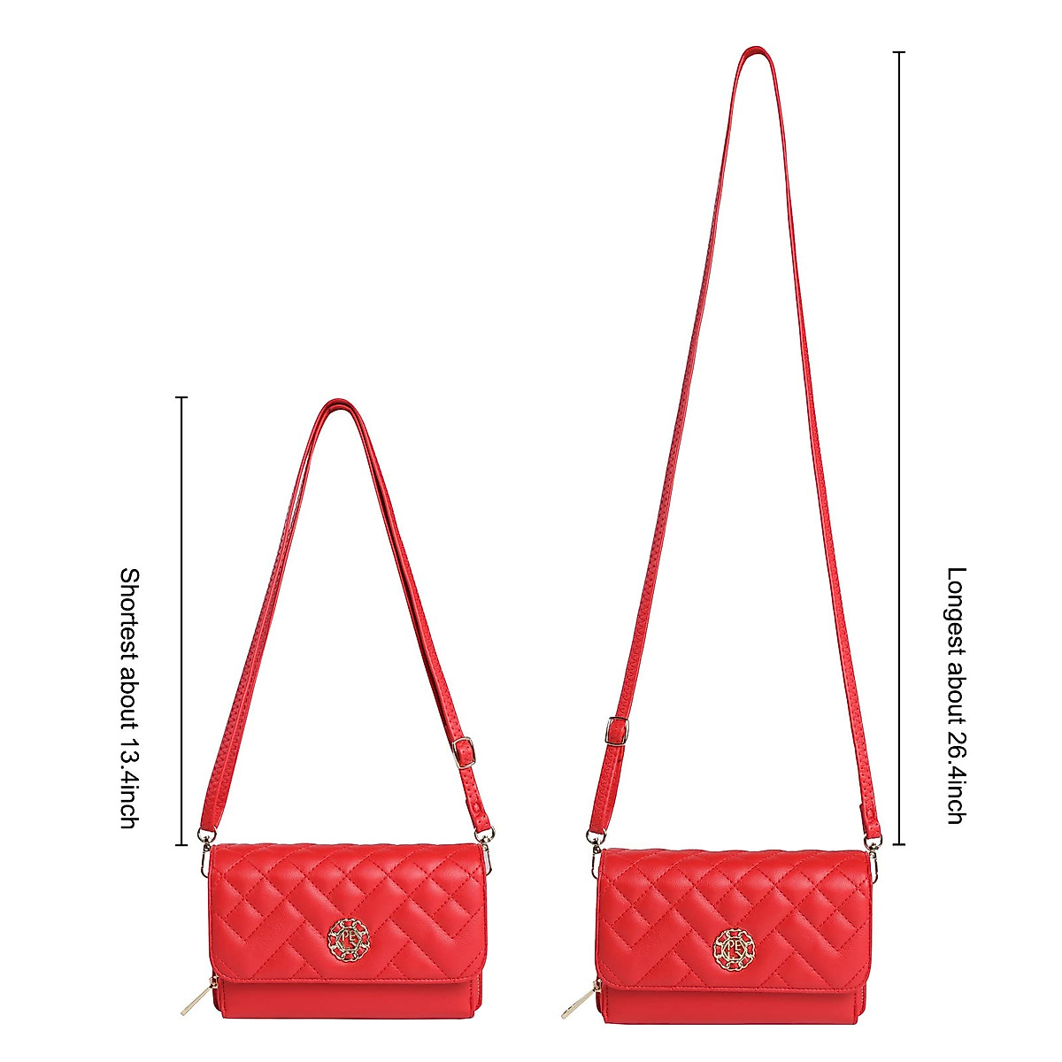 Tom Clovers Small Crossbody Shoulder Bag for Women Shoulder Purse Cellphone Bags Card Holder Wallet Purse Handbags