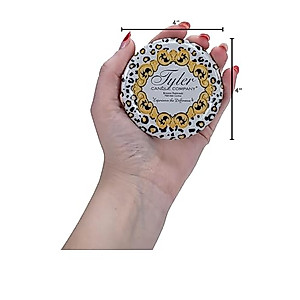 Tyler Glass Fragrance Candle 3.4 Oz,Fleur De Lis