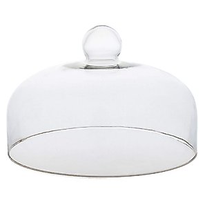 Cabilock 1pc Transparent Cloche Dome Glass Cheese Dome Dessert Cloche Cover Decorative Cake Cover Cupcake Cover Clear Desert Cloche Clear Cloche Cake Dome Cover Food Micro-wave Oven