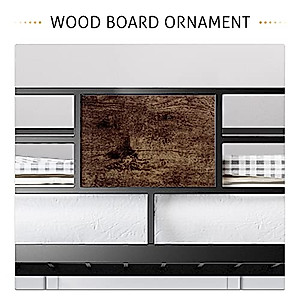 SHA CERLIN Metal Twin Loft Bed Frame with Stairs & Full-Length Guardrail, Space-Saving, Juniors and Adults, Noise Free, Black