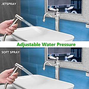 ZHQIAN Multifunctional Handheld Bidet Spray kit, Suitable for Women's Washing, Diaper Cleaning, Baby Washing, Pet Shower etc - Easy to Install