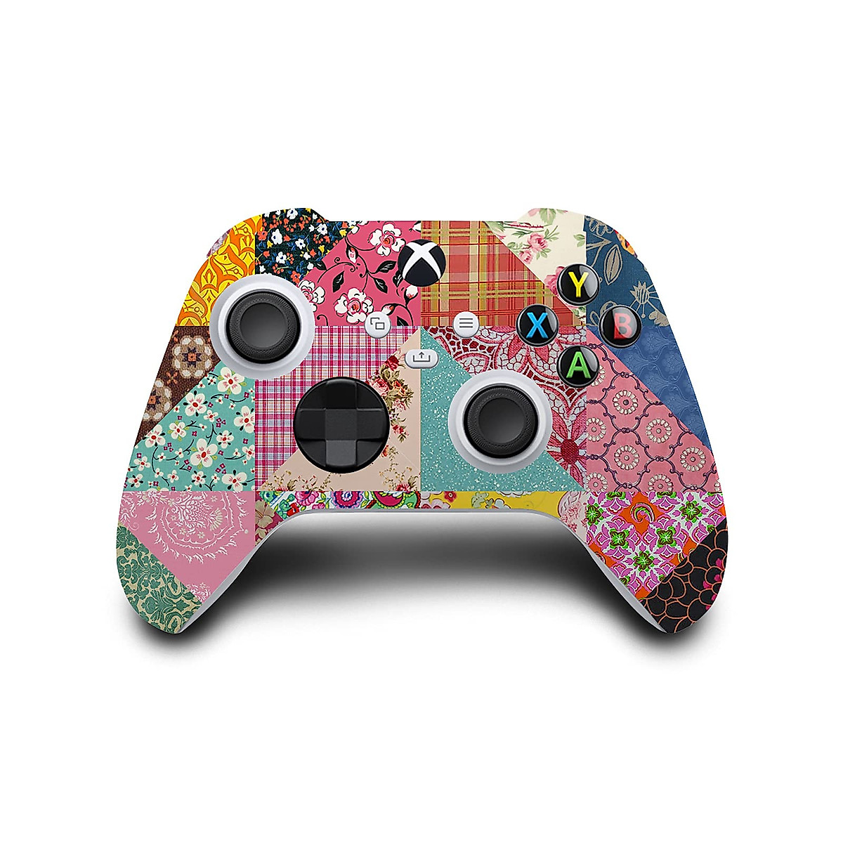 Head Case Designs Officially Licensed Rachel Caldwell Quilt Art Mix Matte Vinyl Sticker Gaming Skin Case Cover Compatible with Xbox Series S Console and Controller Bundle