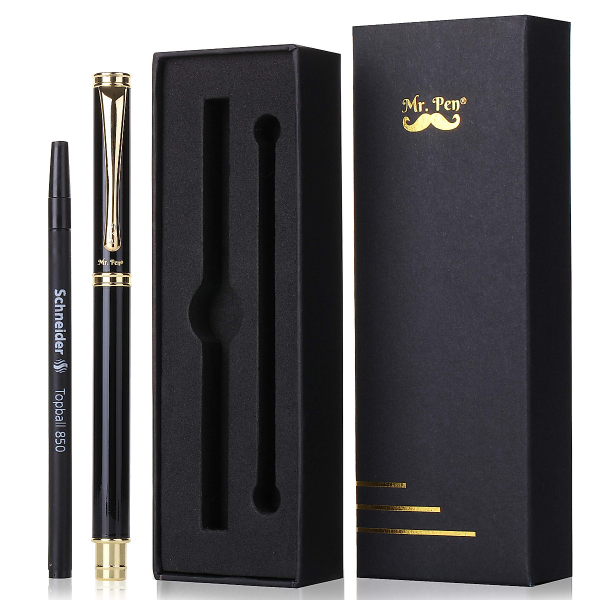 Mr. Pen- Luxury Pen, Black Barrel, Black Ink, Fancy Pen, Fancy Pens for Men, Nice Pens for Men, Pen Gift, Writing Pens, Metal Pen, Fancy Pens for Men, Executive Pen, Expensive Pens
