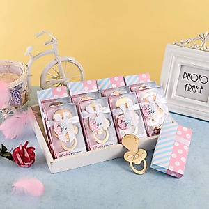 24 Pack Bottle Opener Gender Reveal Party Favor for Guest,Boy or Girl Gender Reveal Party Decorations, Baby Shower Favors, Gender Reveal Party Souvenir Supplies (Blue and Pink, 24)