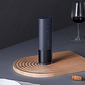 HOTO Electric Wine Opener, Battery Operated Wine Bottle Opener, Foil Cutter, Uncorks +170 Bottles, 10s Instant Opening, Lightweight Body, Automatic Wine Opener for Kitchen Bar Restaurant Party