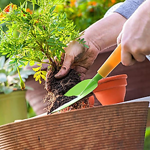 Meland Kids Gardening Tools - Toddler Garden Tools Set - Shovel, Rake, Trowel, Watering Can, Gardening Gloves - Garden Toys Gift for Preschool Boys & Girls