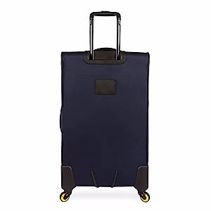 Nautica Helios 2pc Softside Luggage Set, Navy Yellow
