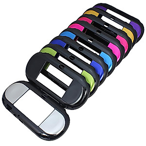 OSTENT Colorful Aluminum Metal Skin Protective Cover Case for Sony PS Vita PSV PCH-2000 - Color Blue