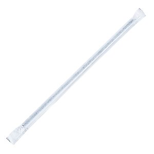 Karat C9075 (Black) 9" Giant Straws (8mm Diameter), Paper-Wrapped, Solid Black, 1-(Pack) (Pack of 2500)