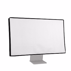kwmobile Monitor Cover Compatible with Apple Studio Display - Dust Cover Computer Screen Protector - White