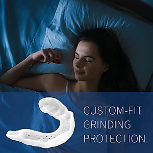 SOVA 3D Night Guard with Case - 2.0mm Thin - Custom-Molded Fit - Protects Against Nighttime Teeth Grinding & Clenching - FSA/HSA Eligible - Odor & Taste Free - Remoldable Up to 20 Times - Non Toxic