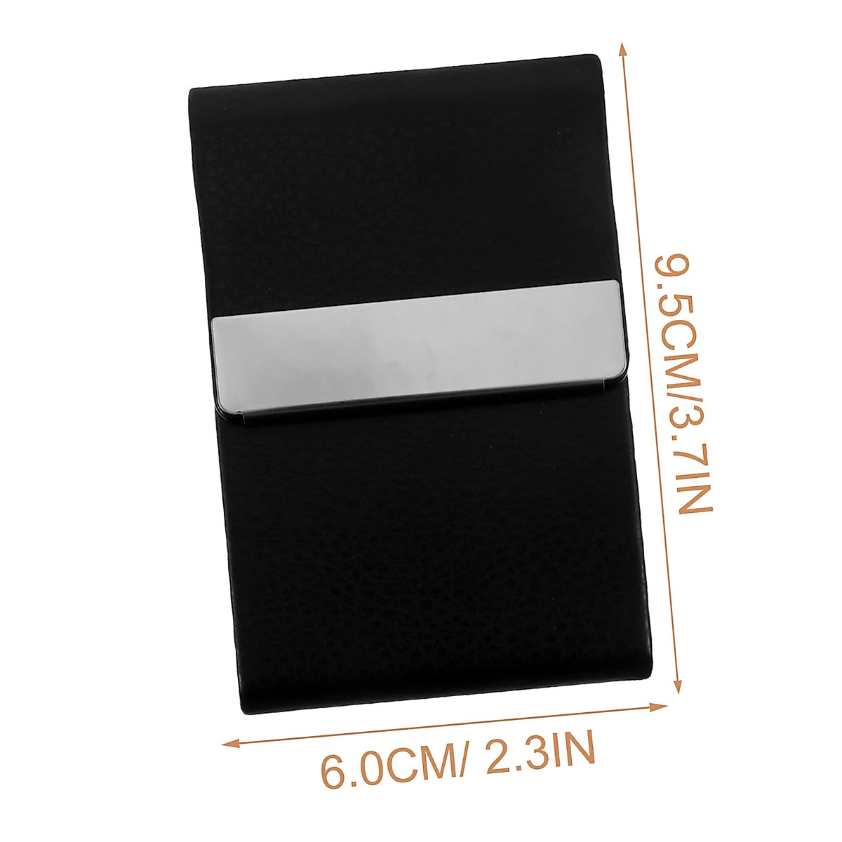 STOBOK 4pcs Business Card Holder Leather Business Card Case Business Card Carrier Ticket Holder Card Case Slim Id Card Case Leather Womens Wallet Cards Bag Man Outdoor Essentials Metal