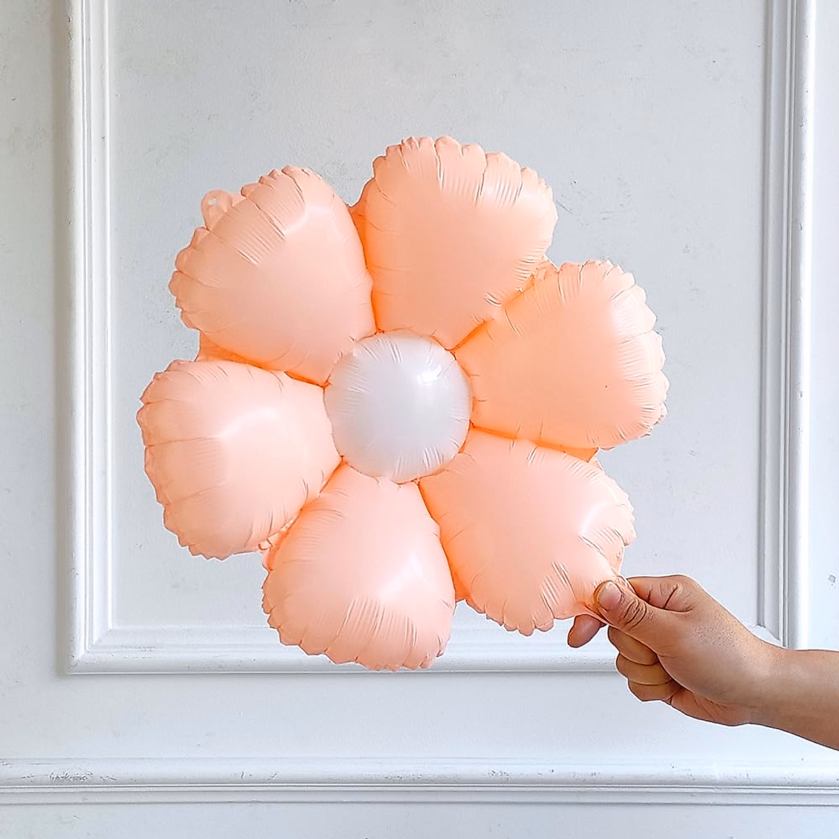 Daisy Butterfly Balloon Garland Arch Kit with Pastel Macarone Pink Blue Yellow Purple Gold Latex Balloons for Birthday Party Wedding Decorations (Macarone)