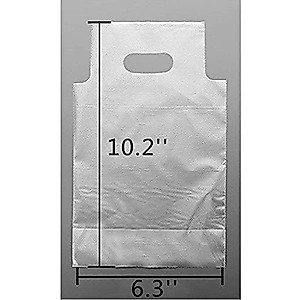 300PCS Clear Handle Drink Drinking Poly Plastic Packaging Bags,Drink Carrier, for Delivery Take Out Cup Holder Bar Restaurant Coffee Shop Supplies Cup Carriers