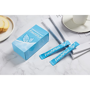 FreshPlus MouthWash - TSA Approved Travel Porable mouthwash, Alcohol Free, Natural Ingredients for Bad Breath,Evest Oral Care Treatments,20 Packets, Essential Oxygen