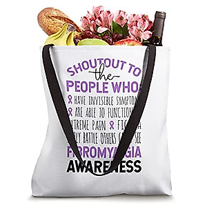 Shoutout To The People, Fibromyalgia Awareness Tote Bag