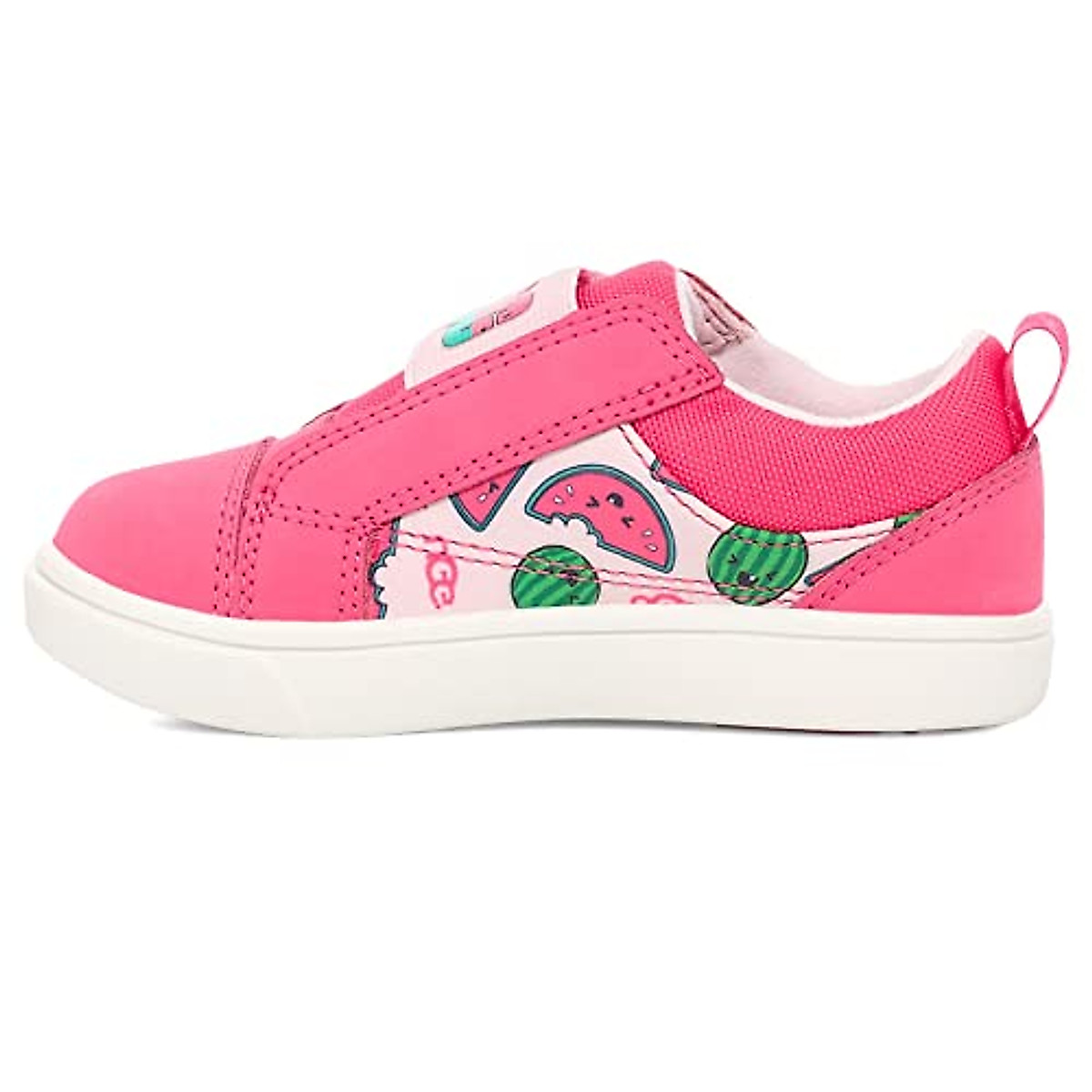 UGG Unisex-Child Rennon Low Watermelon Stuffie Sneaker, Watermelon, 8 Toddler
