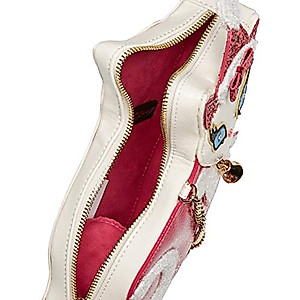 Betsey Johnson Kitsch Holiday Kitty Crossbody Bag, Pink Multi