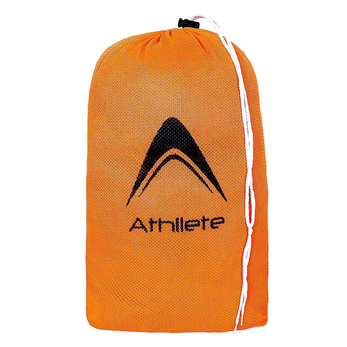 Athllete Duramesh Soccer Vest with Numbers (12 Vests) - Kids Youth and Adult Pinnies, Numbered Penny Jerseys for Soccer, Basketball, FootballL (Flame Orange Numbered, Large)